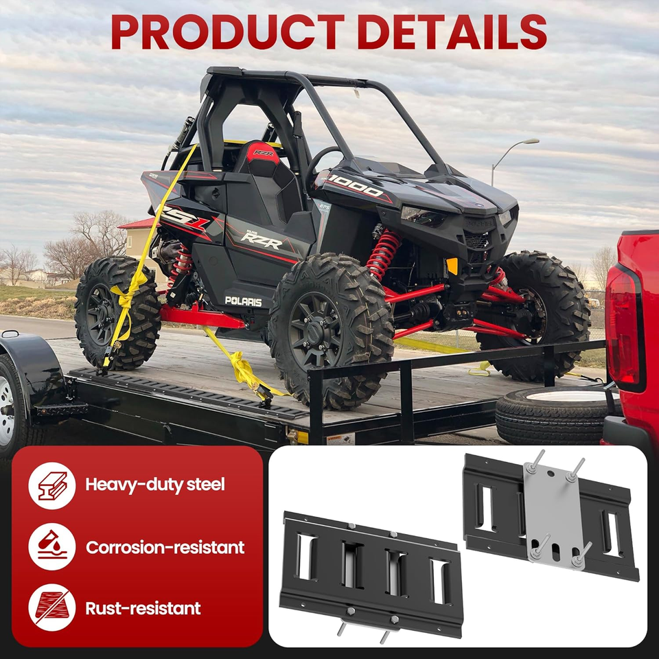 6 Pcs E Track Plate | E-Track Backing Plate Installation Kit | Heavy ...