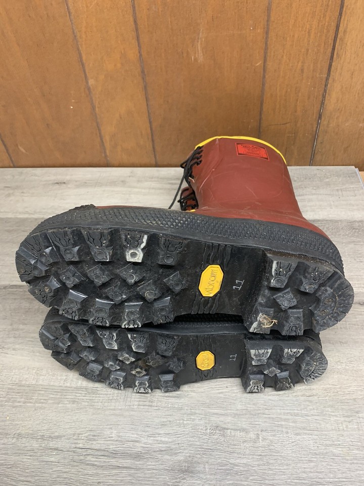 Iron Age Rubber Mining Boots, Logger Lineman Safety | eBay