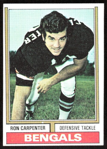 1974 7819A Topps Ron Carpenter Rookie Cincinnati Bengals #158 | eBay