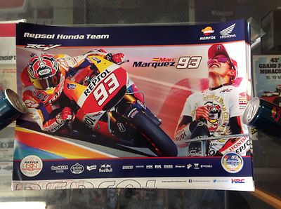 MARC MARQUEZ 2014 OFFICIAL HRC POSTER | eBay