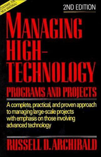 Managing High-Technology Programs and Projects: Programs and Projects 9780471513278| eBay