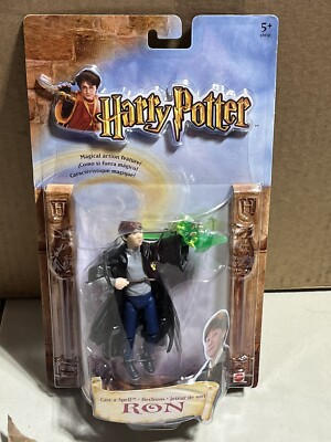 Harry Potter Ron Magical Action Figure Cast a Spell Mattel NEW SEALED ...