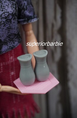 BARBIE FOOD Salt n Pepper Shakers Kitchen Dining Room Accessories | eBay