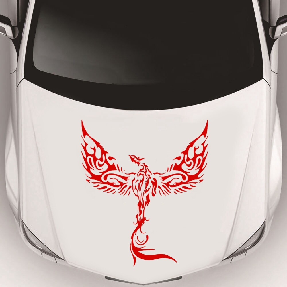 Car Truck Hood Roof Phoenix Bird Decal Body Vinyl Graphics Emblem ...