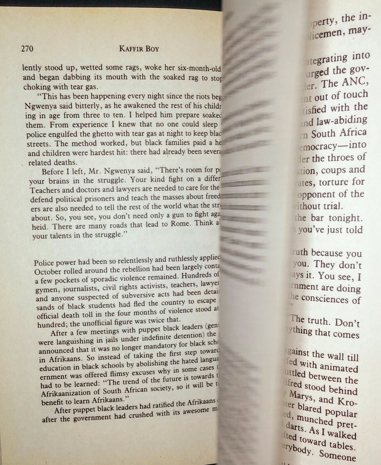 Kaffir Boy An Autobiography by Mark Mathabane. Coming Of Age In ...