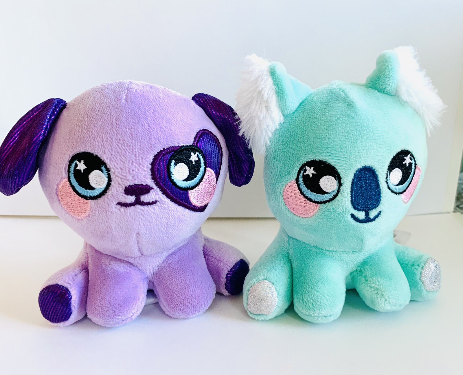 TWO Squeezamals 3Deez Brennan Dog & Ken Koala Slow Rising Plush | eBay