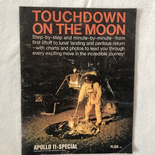 Touchdown on the Moon Apollo.11 Special 1969 New American Library, Used ...