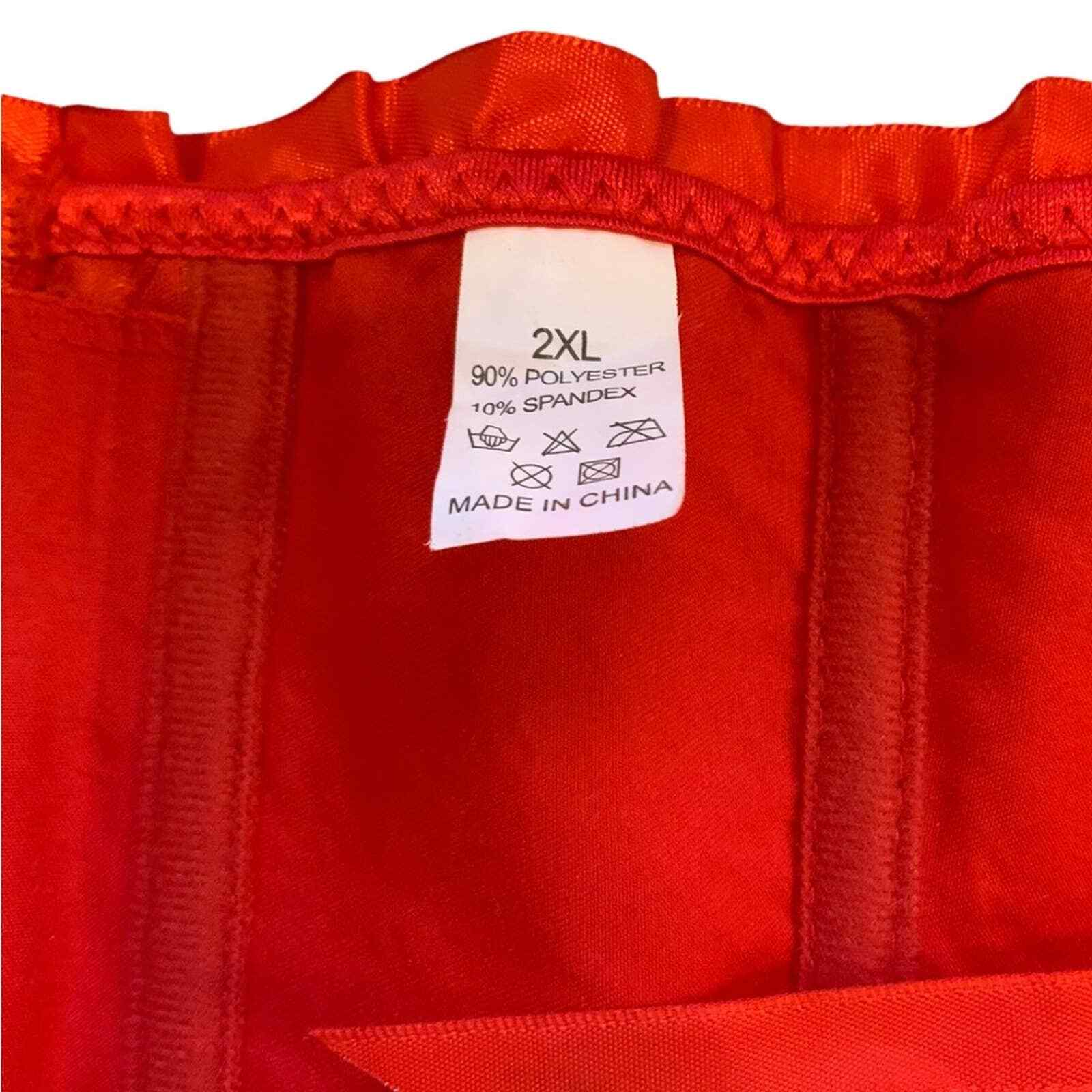 Red Merry Widow Corset Top 90s Y2K Excellent Conditio… - Gem