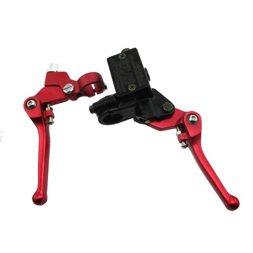 Red Front Hydraulic Brake Master Cylinder Lever For Dirt Pit Bike 50cc ...