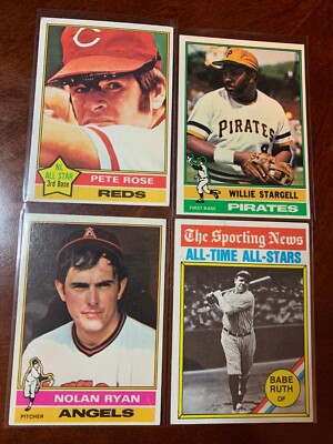 1976 Topps Baseball Card Singles - Complete Your Set - Pick A Card (231 ...