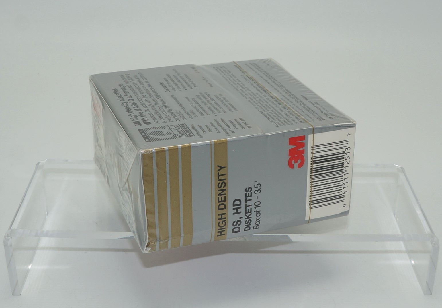 3M High Density DS HD 3.5" Diskette - Box of 10 (12513) for sale online ...