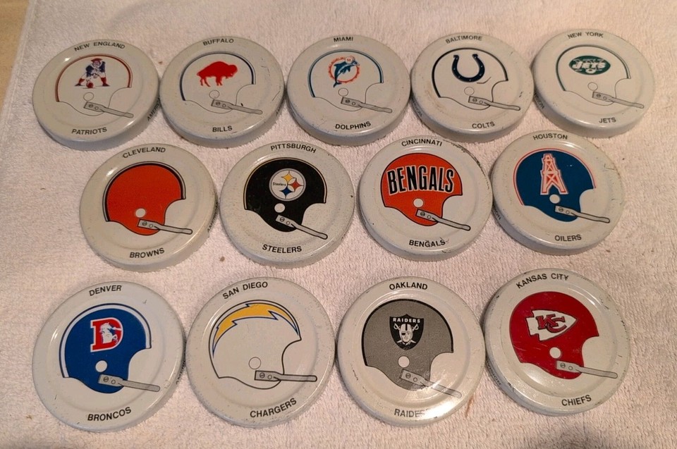 COMPLETE NFL Gatorade Cap Set 1971 26 Caps/Lids Retro Helmets Redskins ...