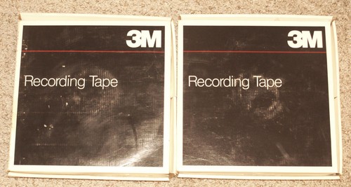 3M 8206 reel to reel tape - 1/2 in - 3600 ft. New. 10 Inch Metal Reel ...