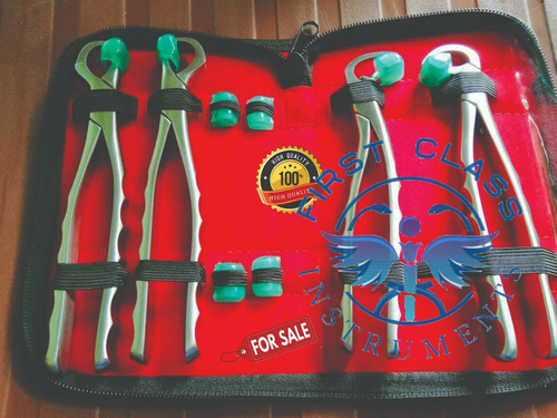 Dental Physics Tooth Extraction Pliers Standard Series Set of 4 with ...