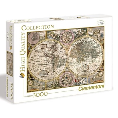 Clementoni 33531.2 Autre Clementoni-33531- Collection-Old Map-3000 ...