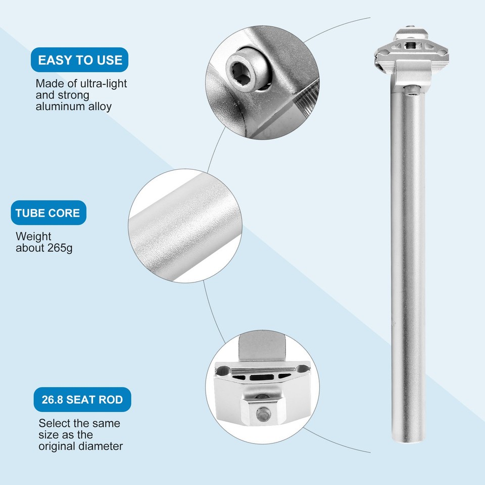 Seatpost 27.2mm Aluminium Alloy Post with Adjust Clamp for Mountain8576 ...