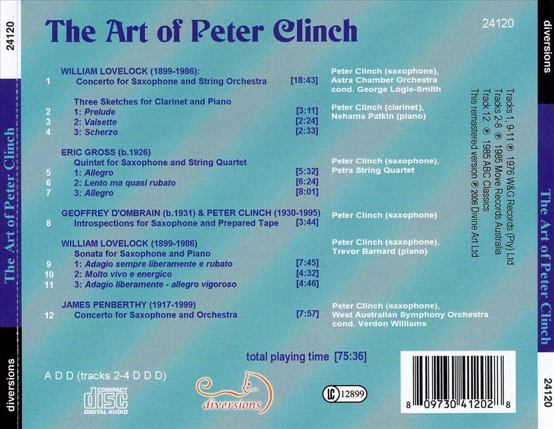 PETER CLINCH ART OF PETER CLINCH NEW CD 809730412028| eBay