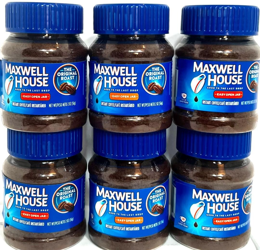Cafe Instantaneo Maxwell House 6 Maxwell House Instant Coffee Original
