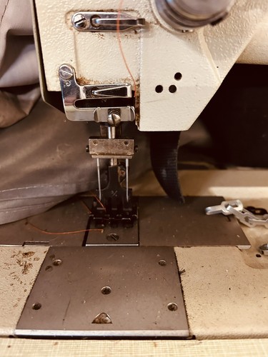 Long arm twin needle sewing machine, walking foot needle feed | eBay UK
