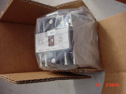 SQUARE D 8501XO30V02 NEMA Control Relay New in Box | eBay