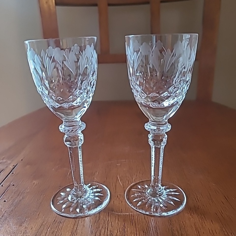 ROGASKA CRYSTAL QUEEN CORDIAL Glass - SET OF 2 Multi Avail | eBay