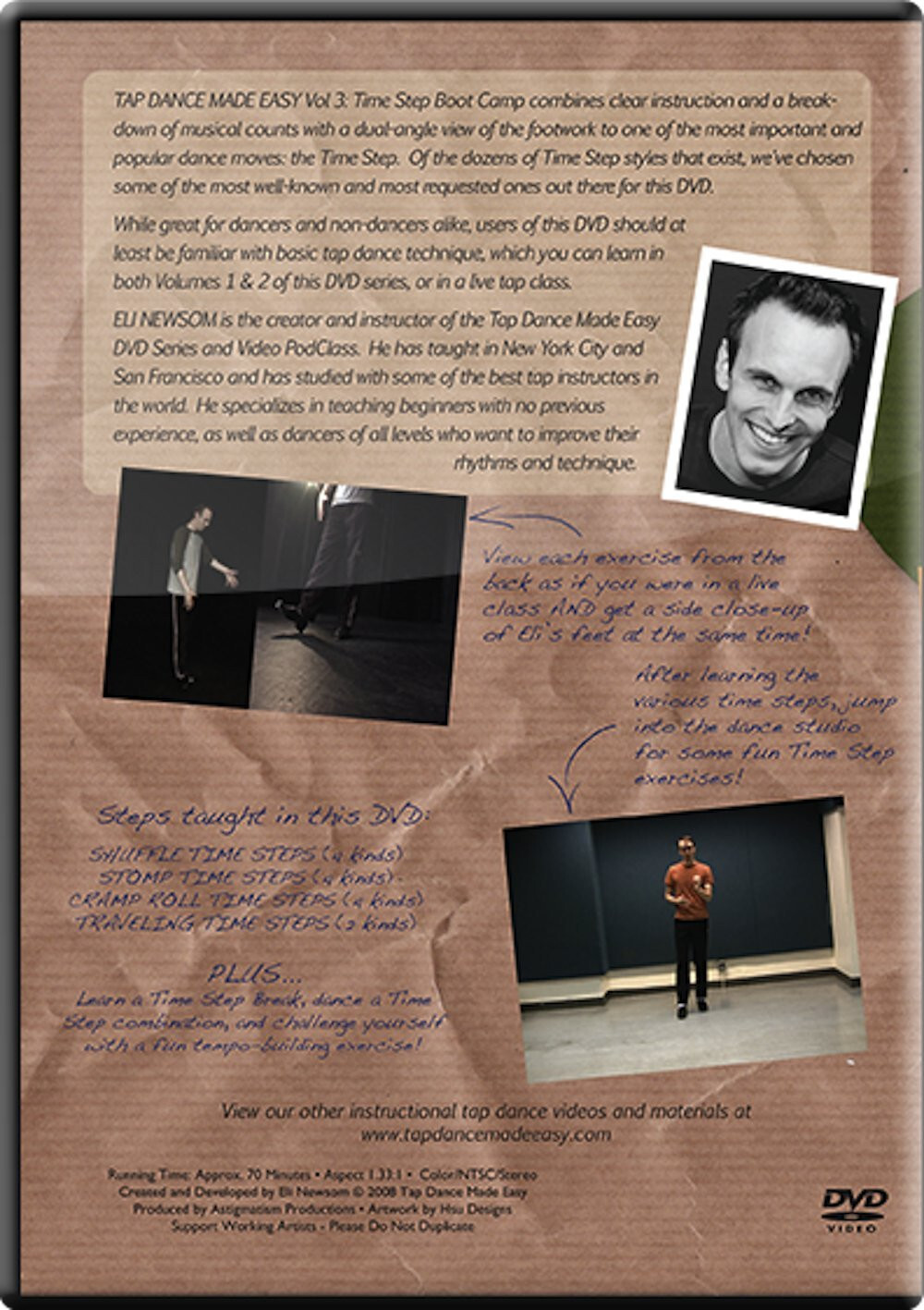 Tap Dance Made Easy - Vol 3: Time Step Boot Camp DVD | eBay