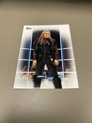 2017 Topps WWE Women's Division NATALYA R-33 Base Smackdown Live Raw ...