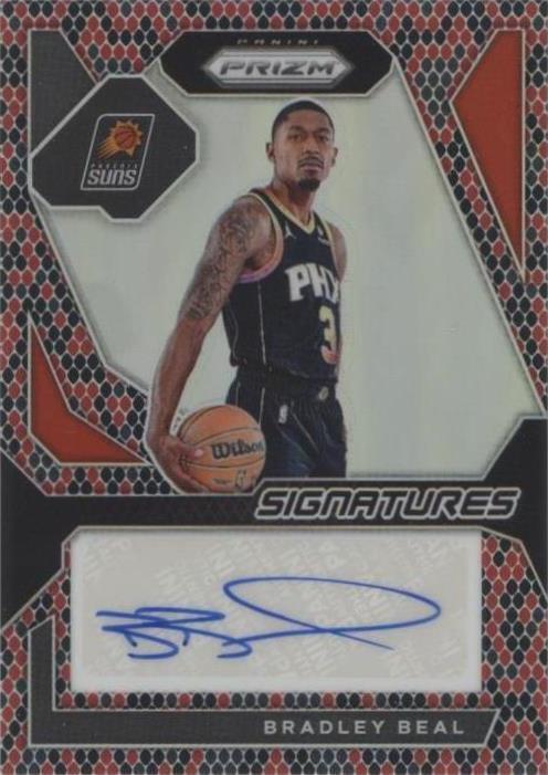 2023-24 Panini Prizm - Signatures Bradley Beal #SIG-BRD Snake Skin ...