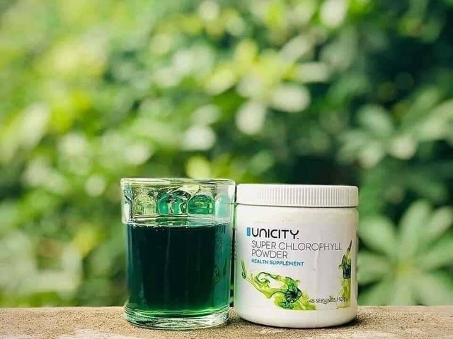 Chlorophyll Unicity Powder Health Drink Detox Toxins Blood Antioxidant ...