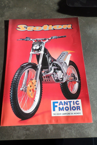 fantic section 250 trial brochure advertising folder prospect | eBay