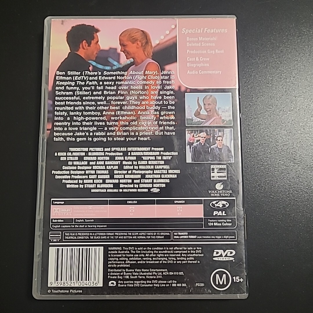 Keeping The Faith (DVD, 2000) | eBay