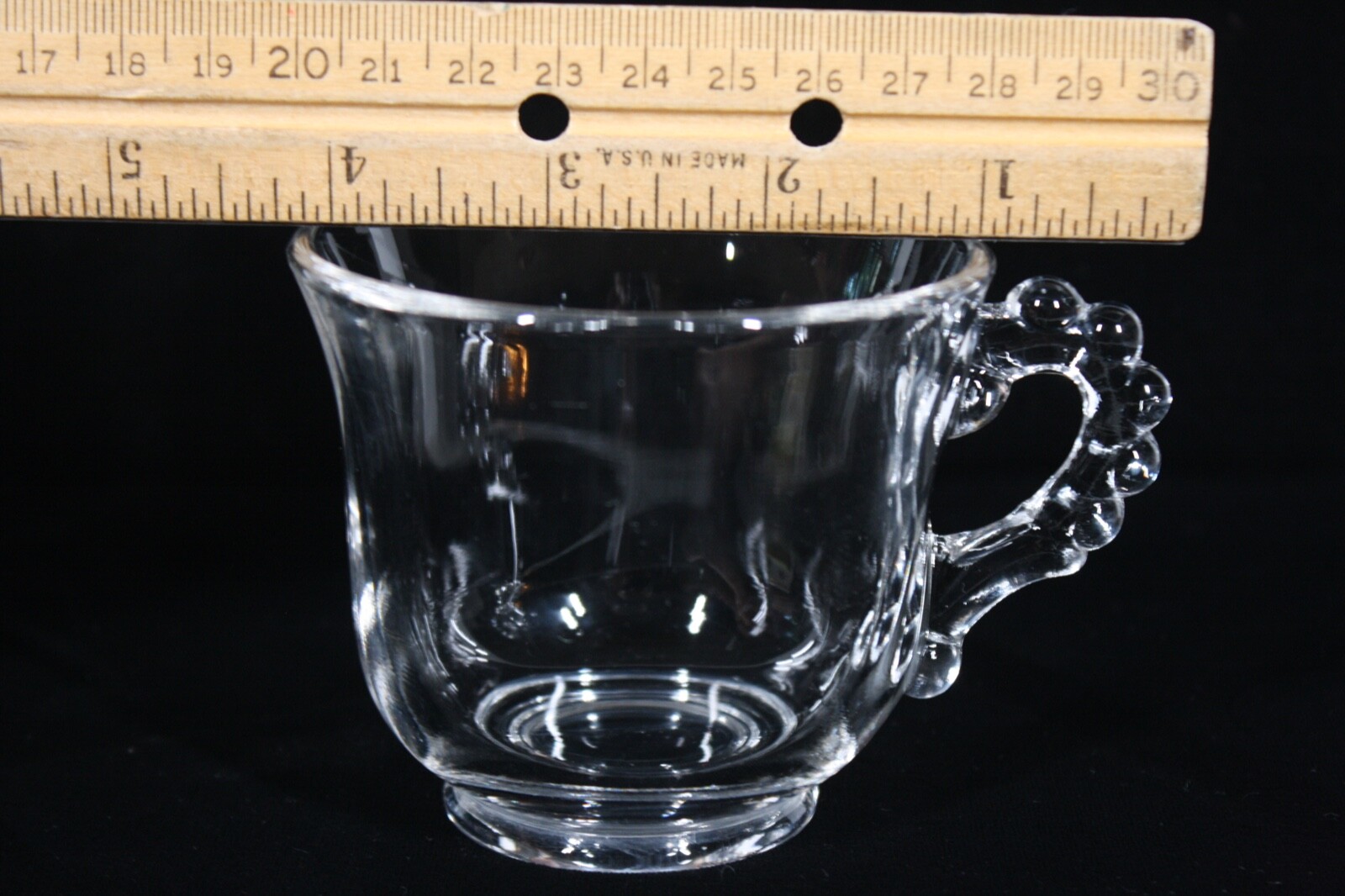 RARE! VINTAGE IMPERIAL CRYSTAL CANDLEWICK PATTERN HANDLED CUP 4.25 ...