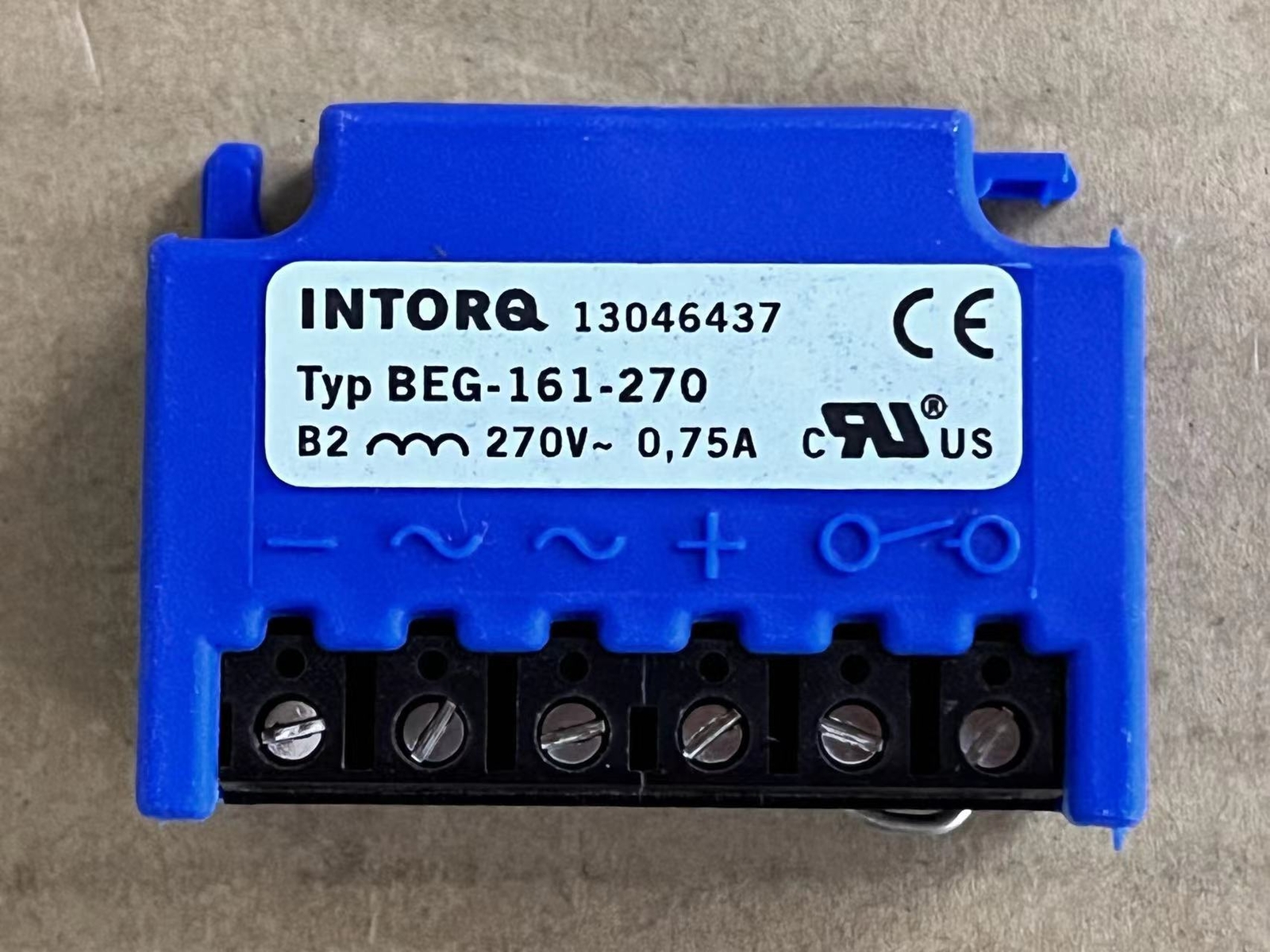 INTORQ TYP BEG-161-270 full wave rectifier module brake rectifier ...