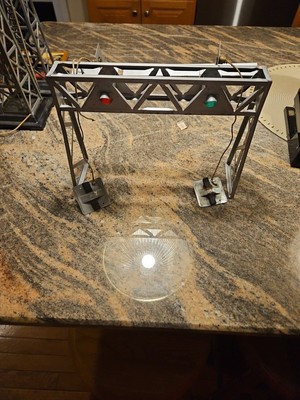 VINTAGE 1950s MARX Dual Train Signal Bridge | eBay
