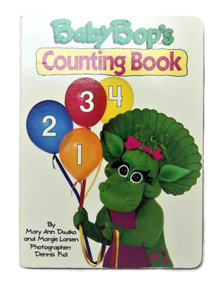 Lyons Grp. Vintage 1993 1st Ed. "Baby Bop's Counting Book" Kid's Board ...