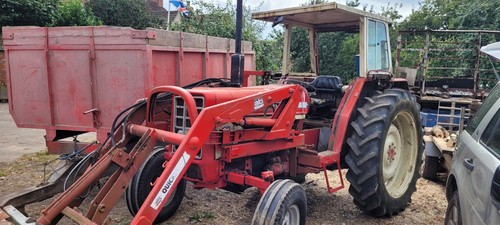 International 674 Tractor With Power Loader | eBay UK