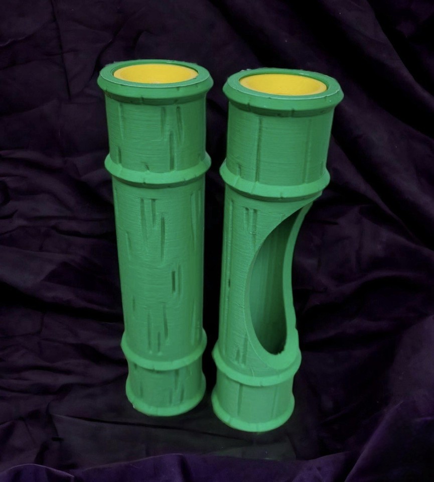 Nezuko Kamado Bamboo Muzzle with Ribbon Cosplay Prop 3D Printed ...