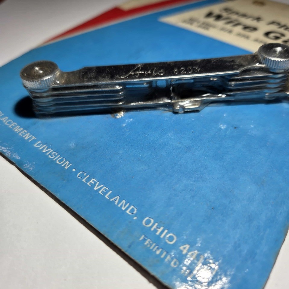 TRW Spark Plug Wire Gap Gauge 8 Blade w/ Adjusting Tool | eBay