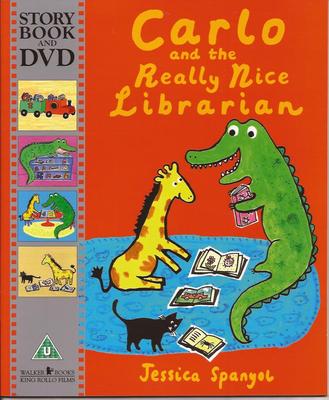 CARLO and the REALLY NICE LIBRARIAN Story Book & DVD Jessica Spanyol ...