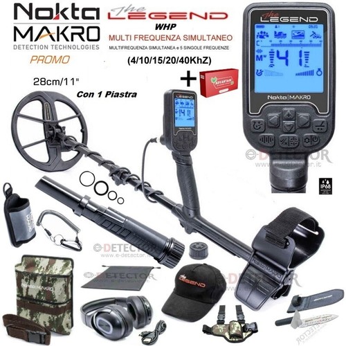 NOKTA MAKRO THE LEGEND WHP PIASTRA:11" CUFFIA B.T+KIT ADVANTAGE CON PULSEDIVE | eBay