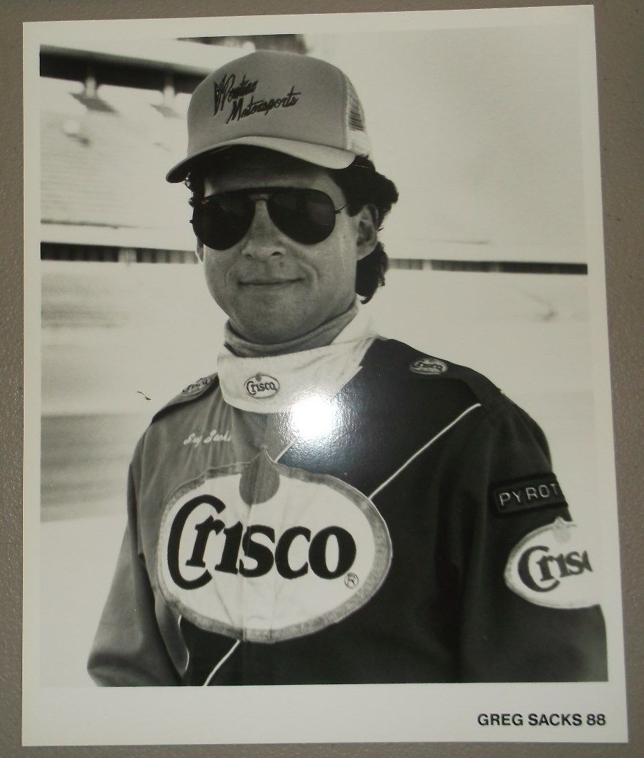 1989 Pontiac Greg Sacks Press Photo Brochure NASCAR | eBay