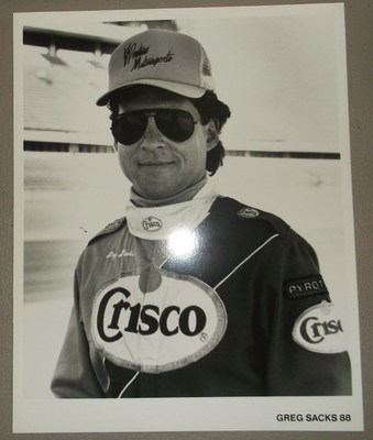 1989 Pontiac Greg Sacks Press Photo Brochure NASCAR | eBay