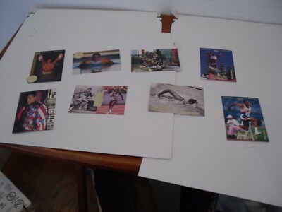 1996 UPPER DECK OLYMPIC 8 CARDS VARGAS,GAYLORD,BIONDI,TORRENCE ...