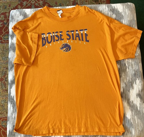 Vintage 90s/Y2K Boise State Broncos T-Shirt Blue Size XXL CI Sport | eBay