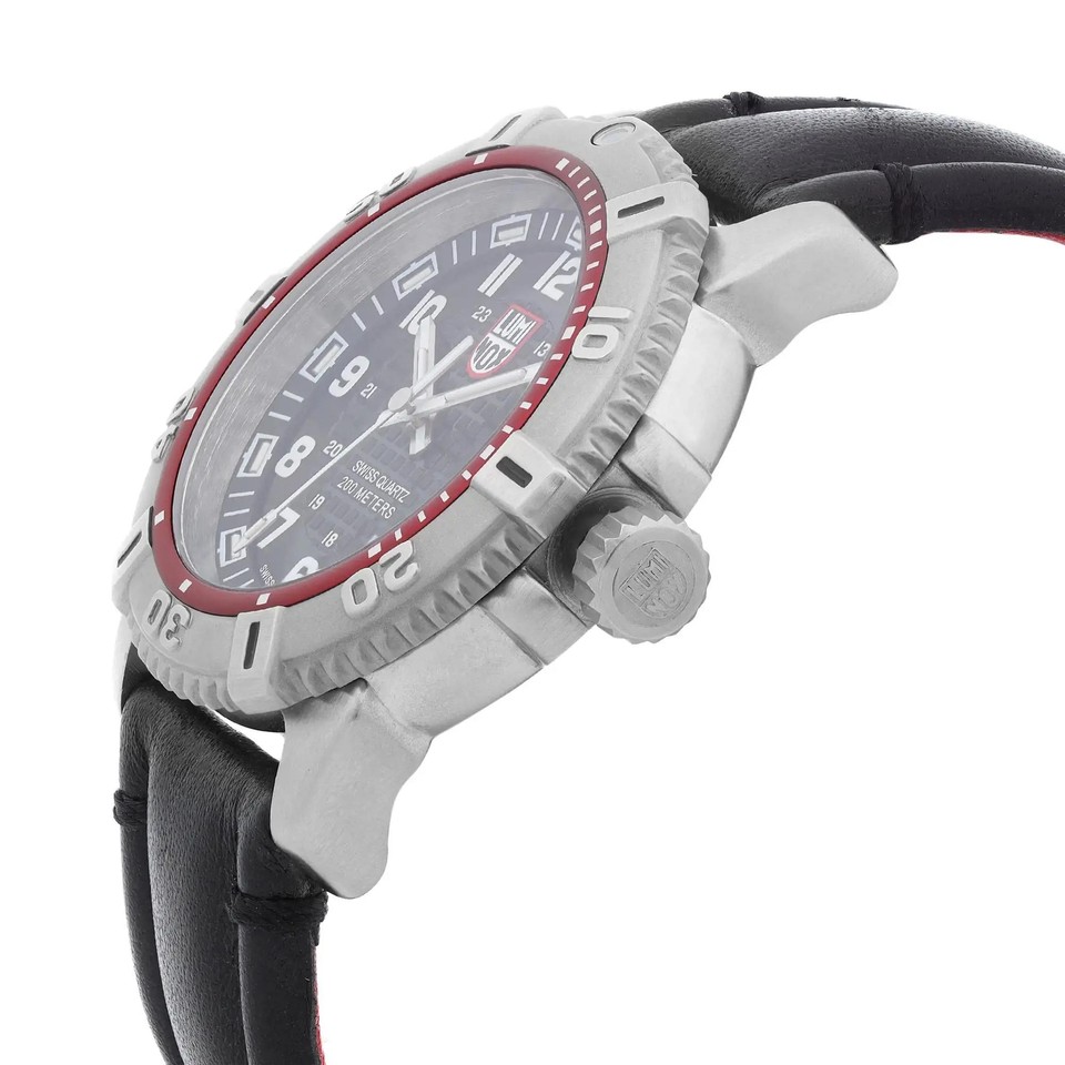 Luminox Modern Mariner 6250 Series Steel Black Dial Quartz Mens Watch ...