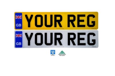 Premium Number Plates - 100% ROAD/MOT Legal Car Registration - Front ...