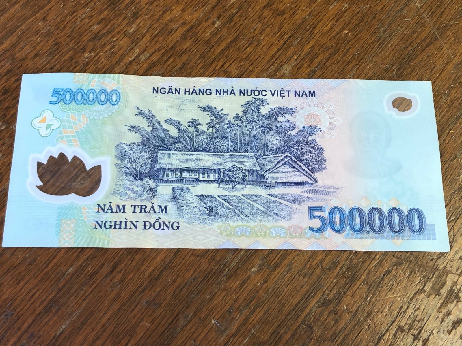500,000 VND VIETNAM DONG Polymer Banknote, 1/2 Million Viet Nam Travel ...