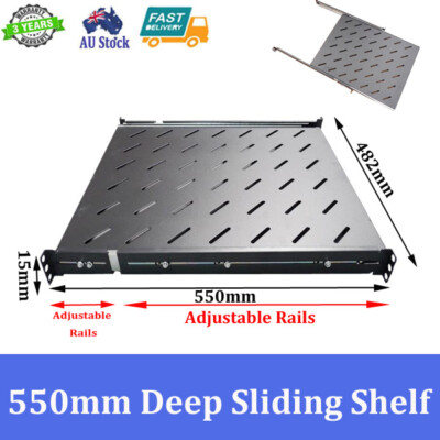 Heavy Duty Server Rack 550mm Deep Sliding Shelf For 800mm Deep 19inch ...