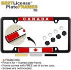 Car 4-hole Metal License Plate Frame - Canadian Flag | eBay