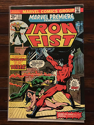 MARVEL PREMIERE (volume 1) #23 F/VF FEATURING IRON FIST (Warhawk) | eBay